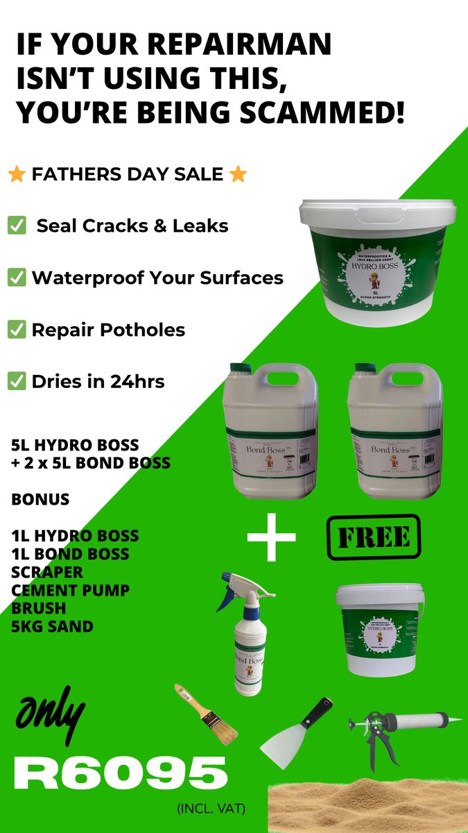 BLACK FRIDAY SALE- Bond Boss™ + Hydro Boss™ Complete Home Seal Kit ...